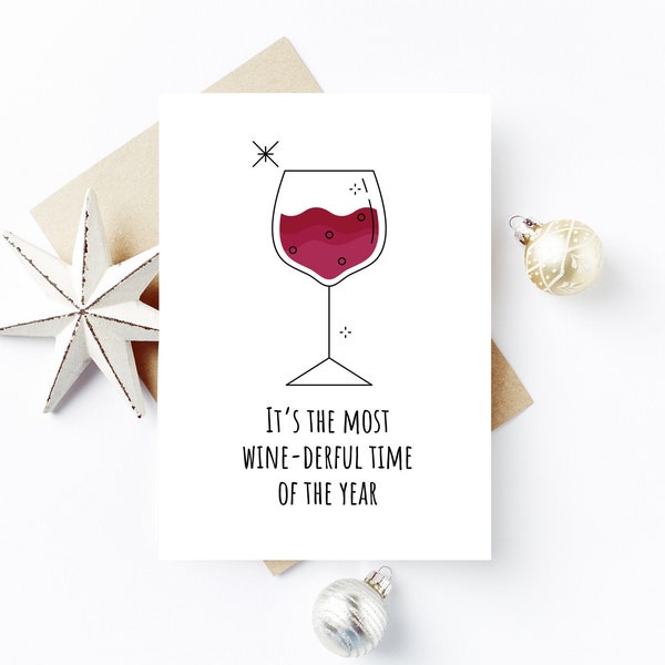 Wine Lover Card - Etsy