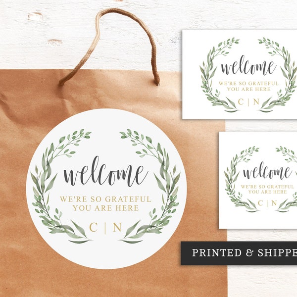 Welcome Boxes Labels - Etsy