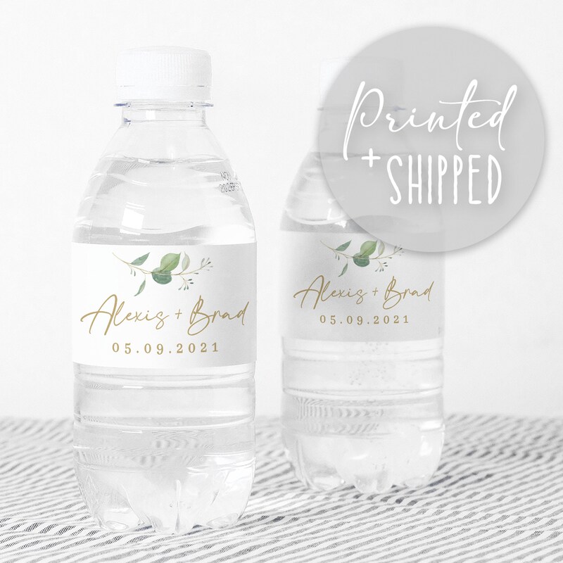 Personalized Water Bottle Labels - Etsy