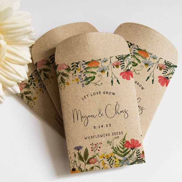 Wedding Seed Packets - Etsy