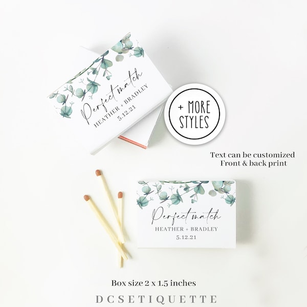 Wedding Matches - Etsy