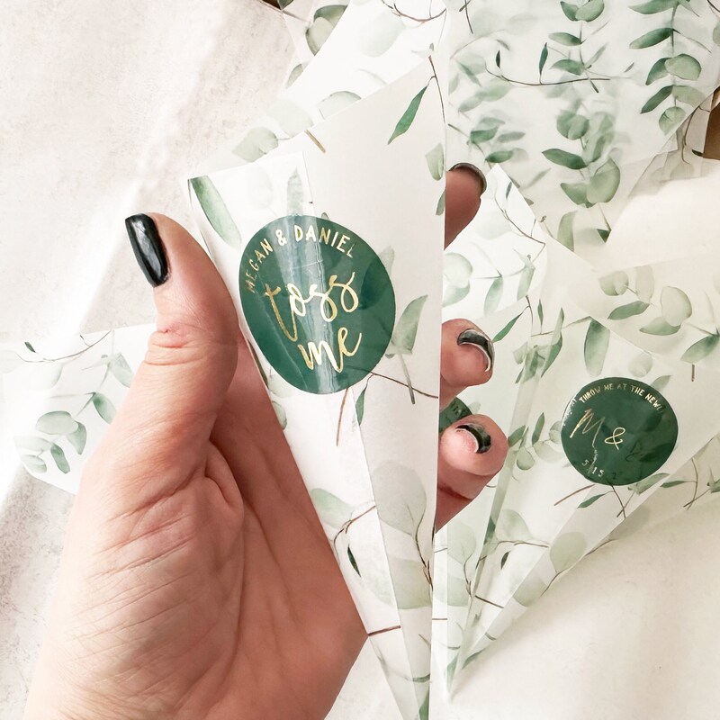 Confetti Cone Stickers - Etsy