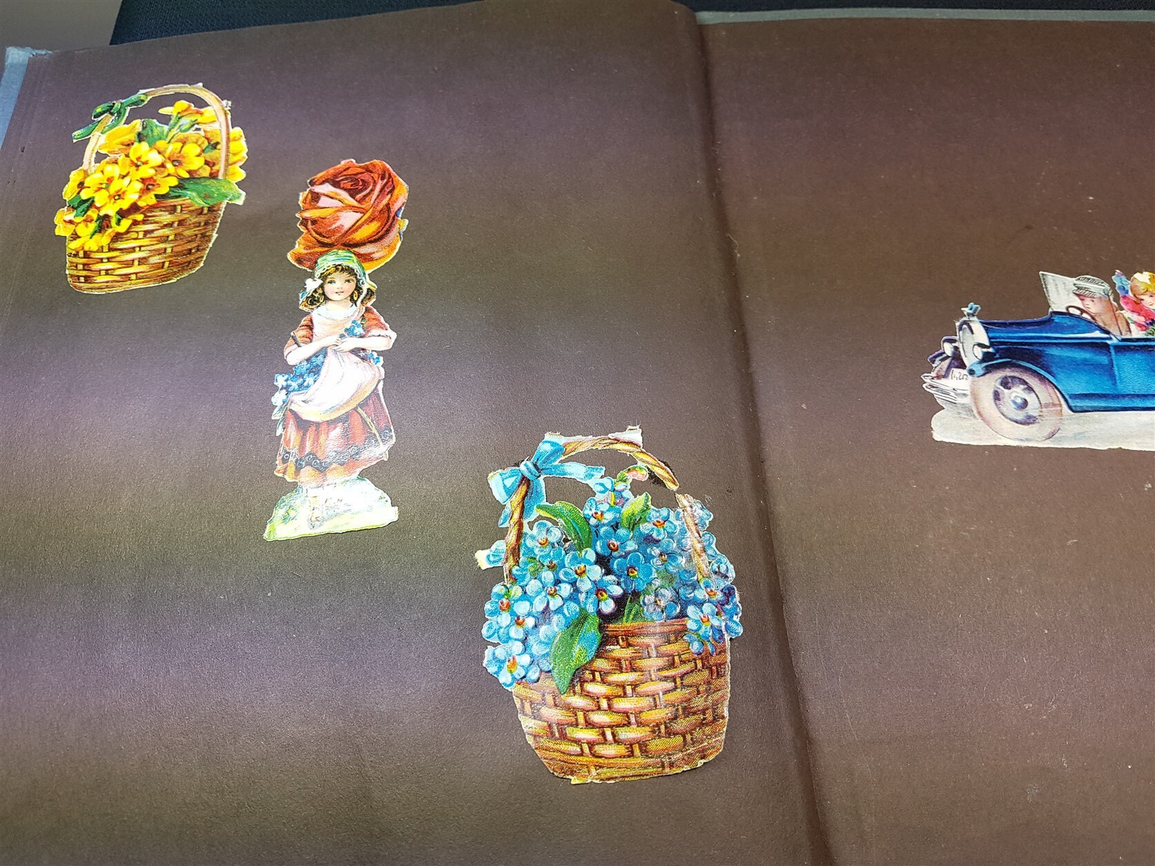 Antique Scrapbook with Victorian Edwardian and Art Deco Paper | Etsy