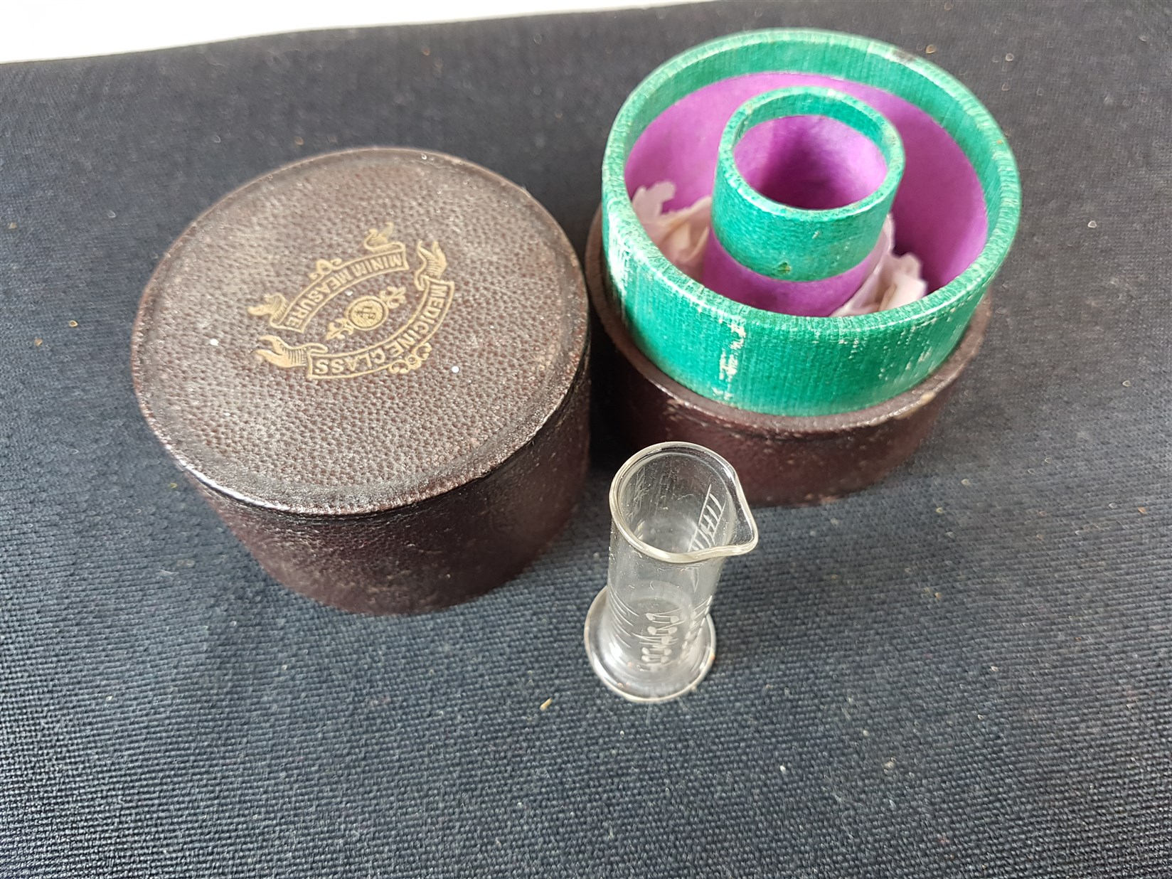Antique Medicine Glass Minim Measure in Original Case Box | Etsy