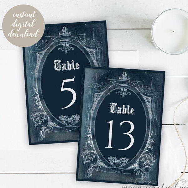 Spooky Table Numbers - Etsy