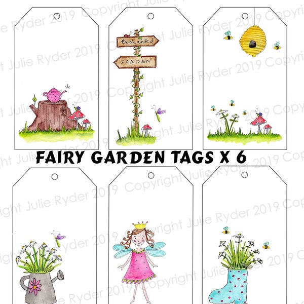 Hand Painted Tags - Etsy