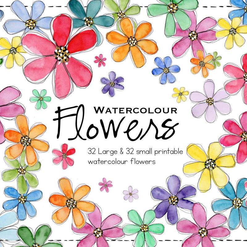 Hand Flowers Paint - Etsy