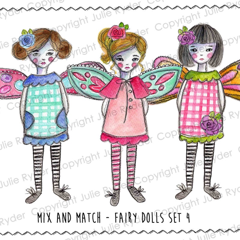 Fairy Paper Doll - Etsy