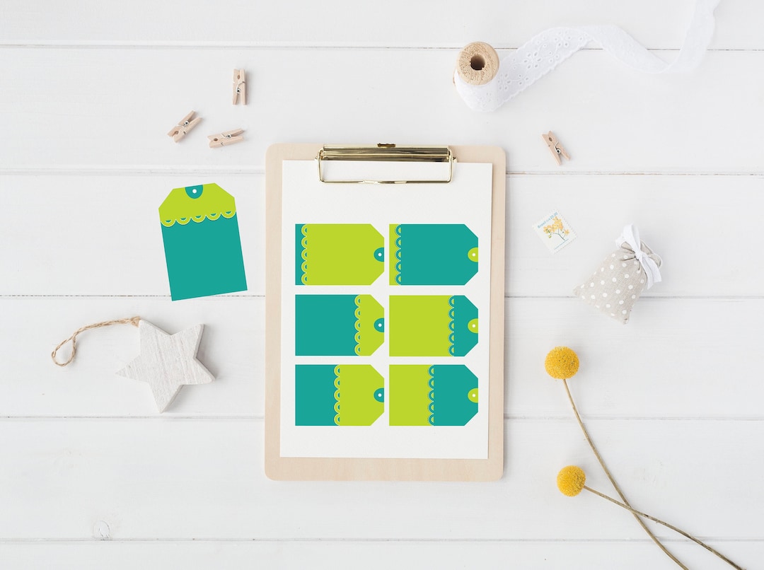 Pretty Printable Gift Tags A Hang Tag for All Occasion Includes Thank ...