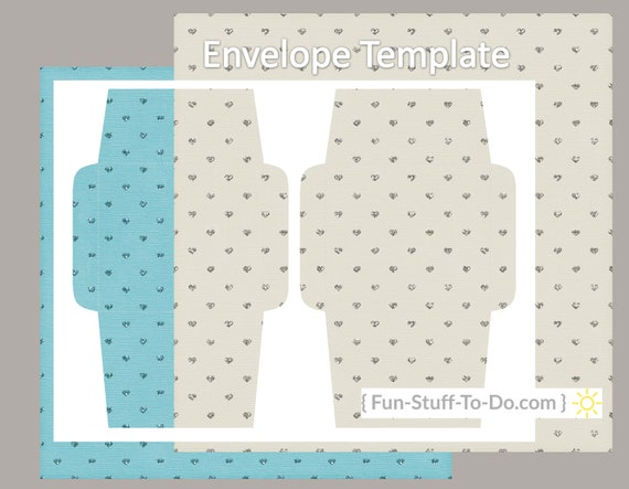 Envelope Template DIY | Etsy