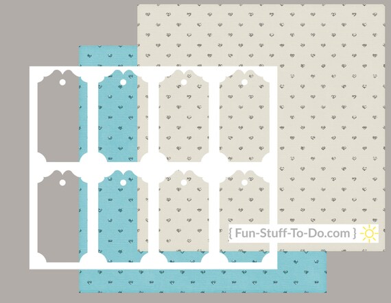 Tag Two Digital Transparent Overlay Template Patterns & - Etsy