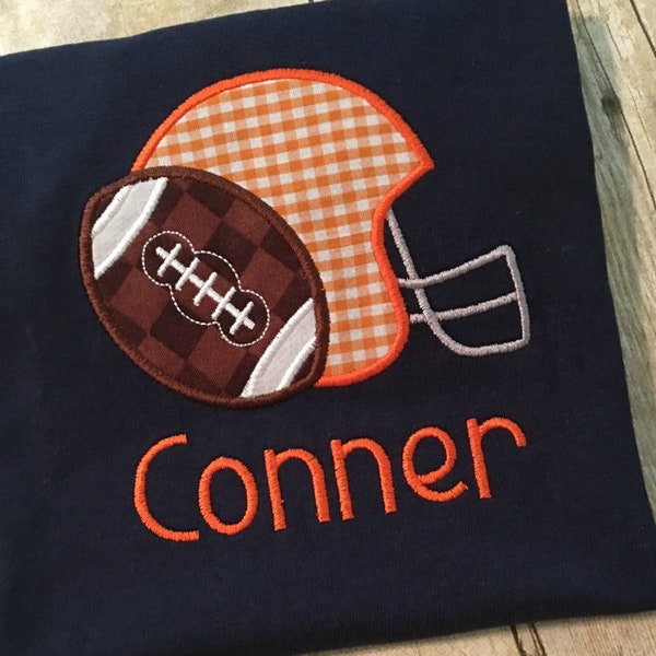 Football Applique - Etsy