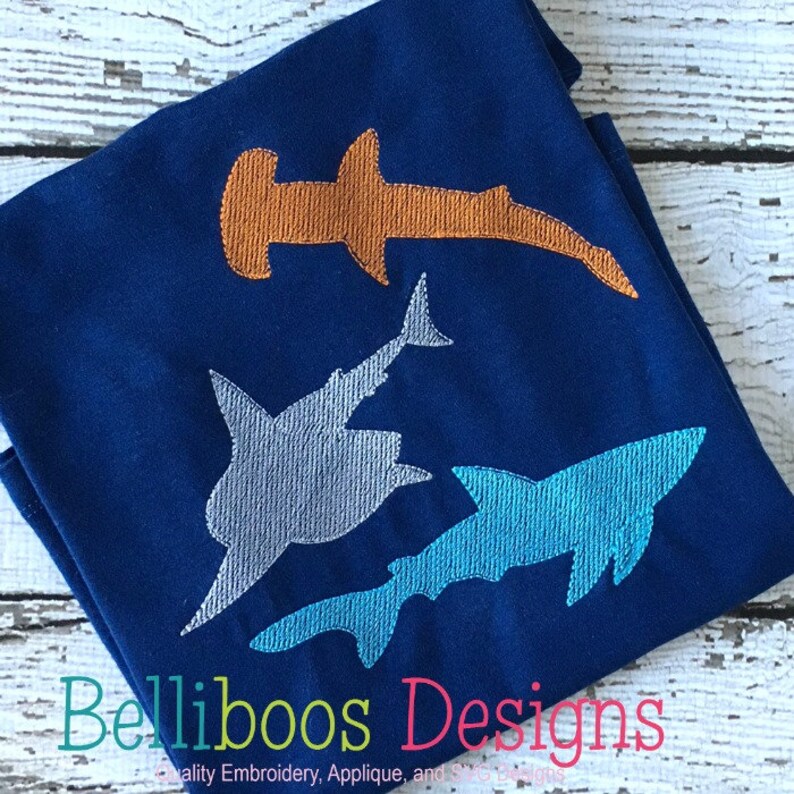 Shark Embroidery Design Shark Sketch Embroidery Design - Etsy
