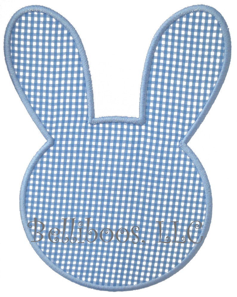 Bunny Applique Design Rabbit Applique Design Easter - Etsy