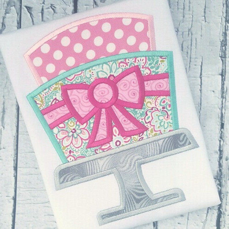 Birthday Cake Applique Design Cake Applique Design Wedding - Etsy