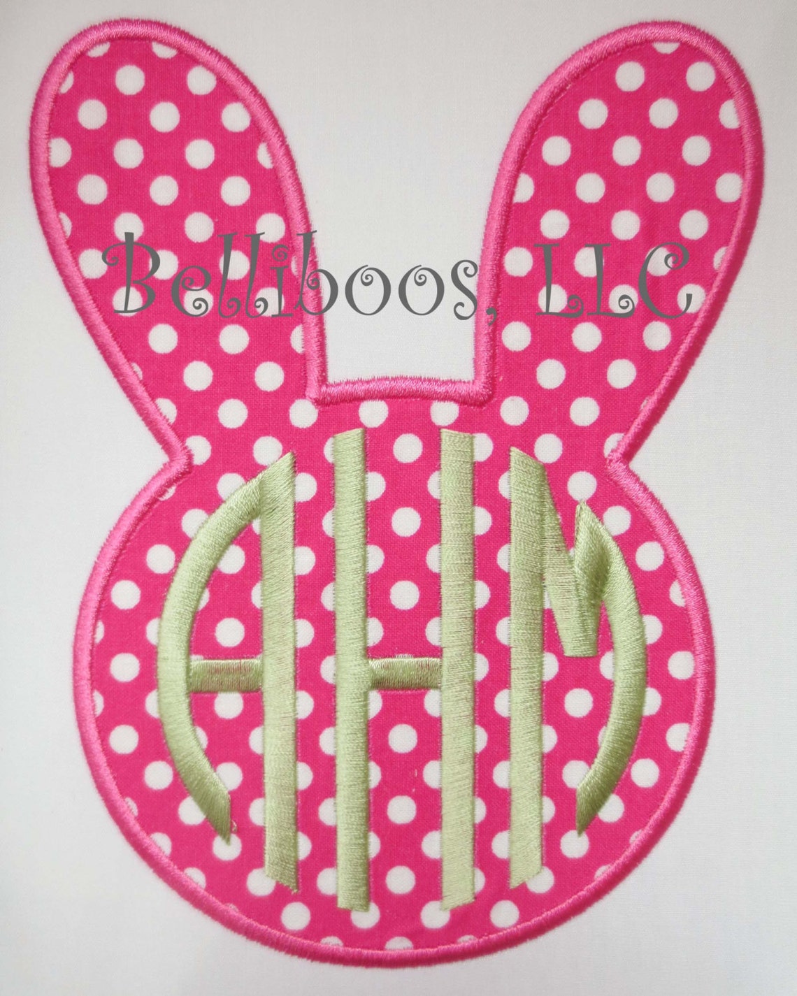 Bunny Applique Design Rabbit Applique Design Easter - Etsy