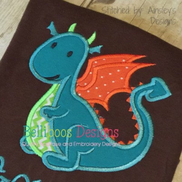 Dragon Applique - Etsy