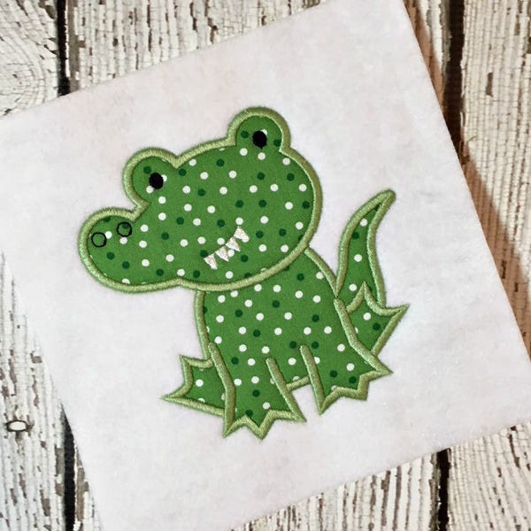 Alligator Applique - Etsy