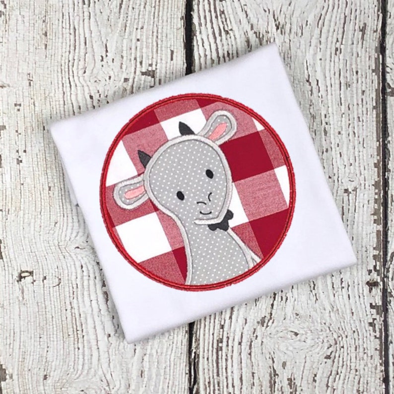 Goat Applique Embroidery Design Farm Embroidery Design - Etsy