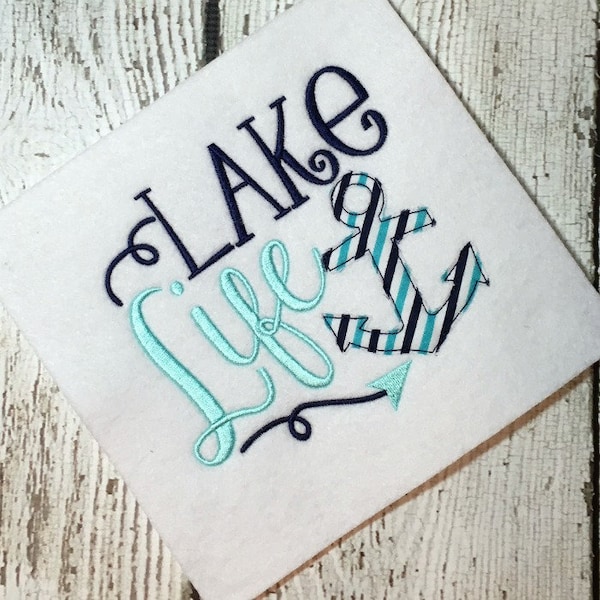 Lake Embroidery Pattern - Etsy