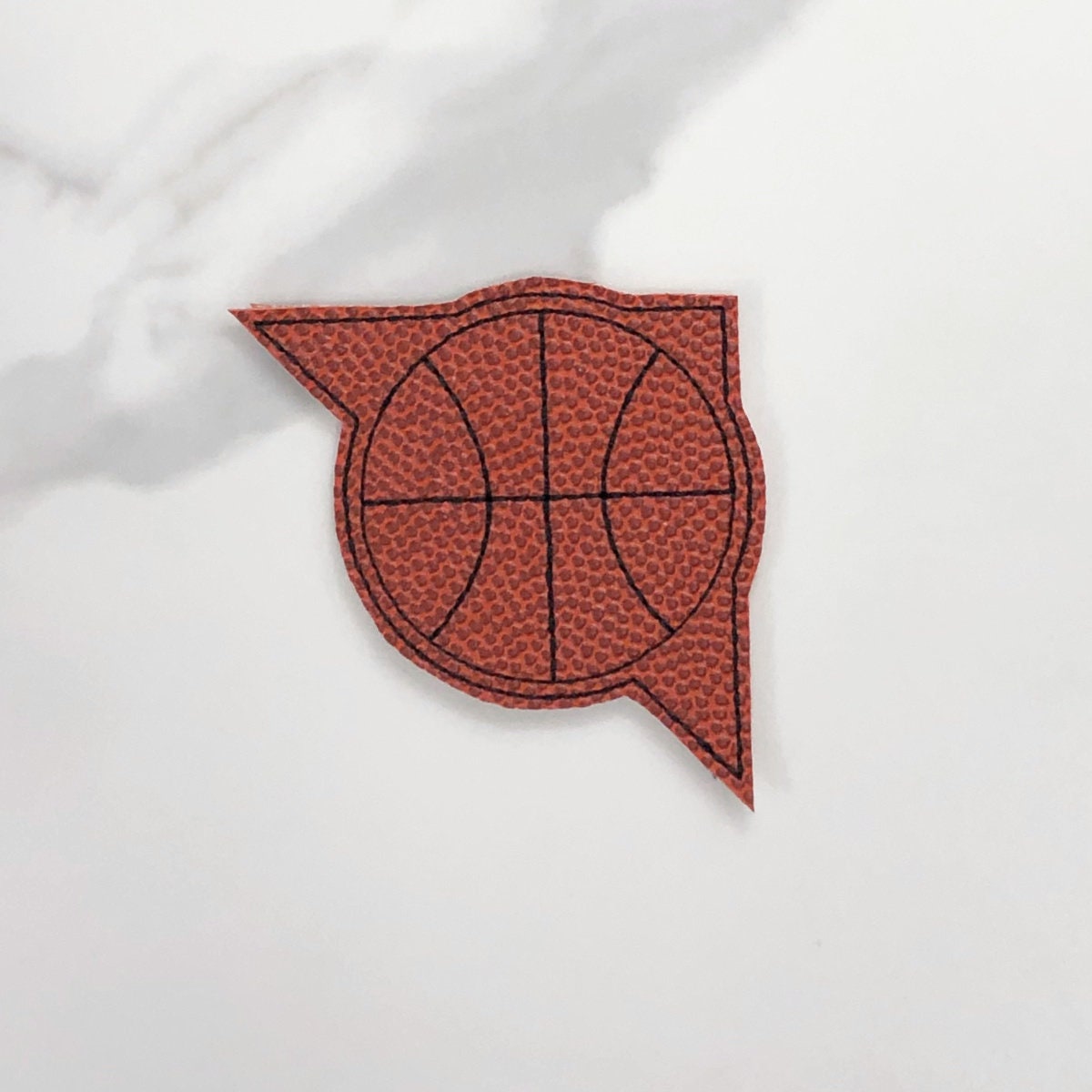 In the Hoop Bookmark Embroidery Design ITH Basketball | Etsy