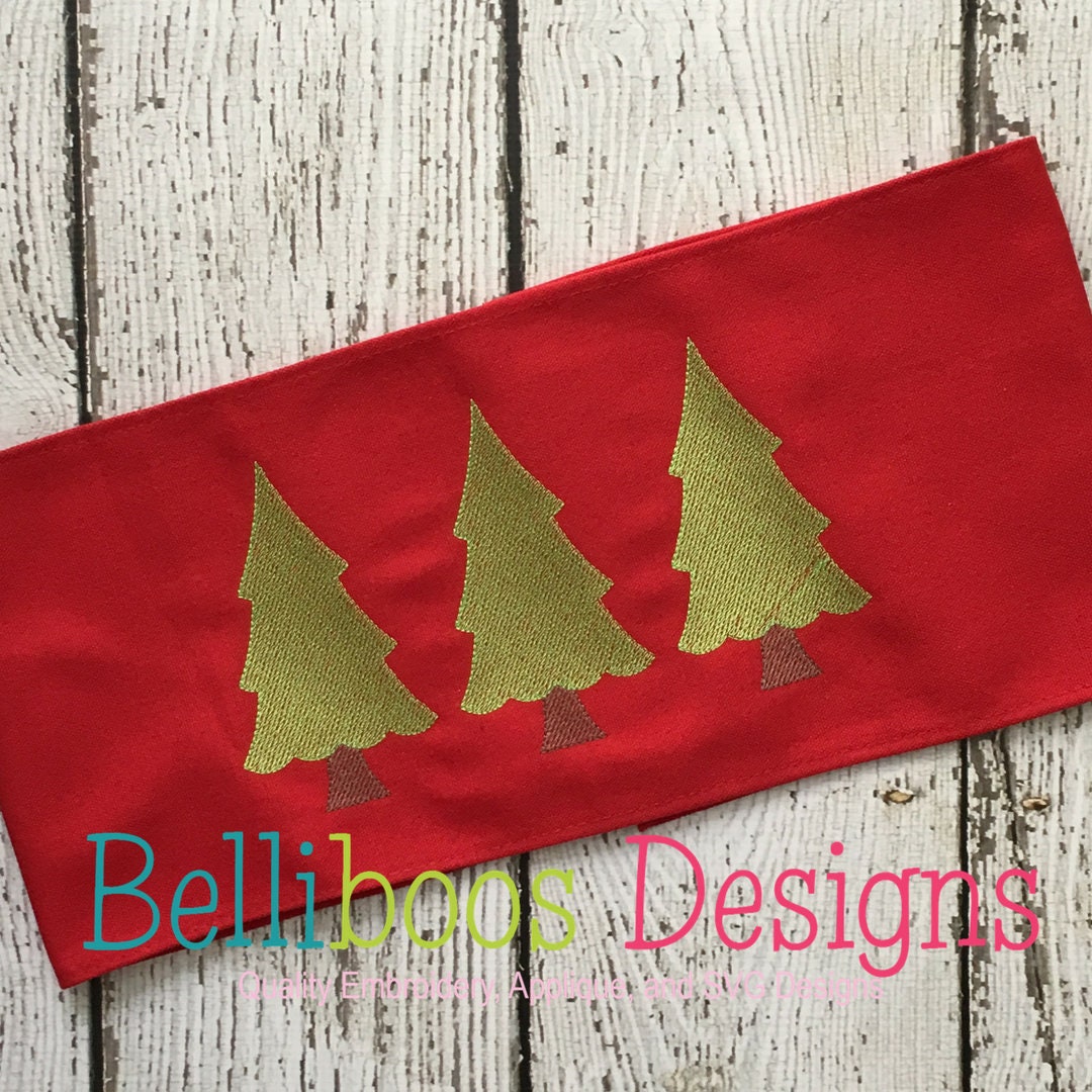 Christmas Tree Embroidery Design - Christmas Embroidery Design - Etsy