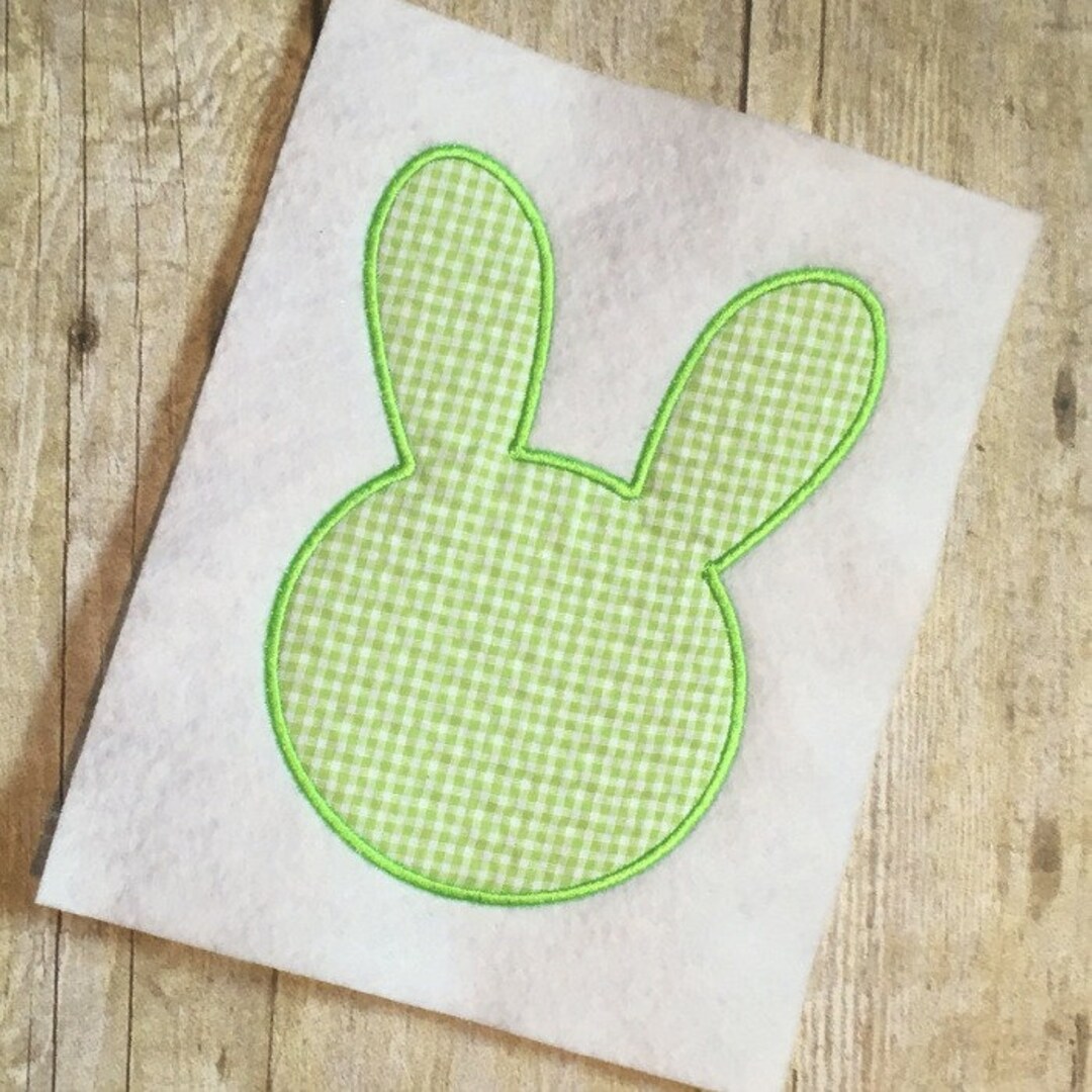 Bunny Applique Design Rabbit Applique Design Easter Applique Design - Etsy