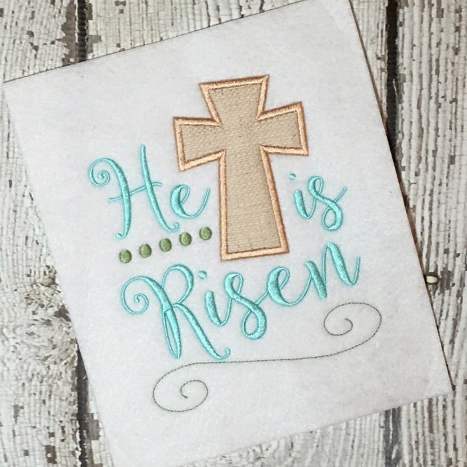Easter Embroidery Design Cross Applique Design Easter - Etsy