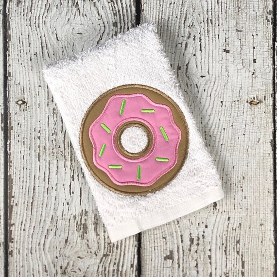 Donut Embroidery Design Donut Applique Embroidery Design - Etsy