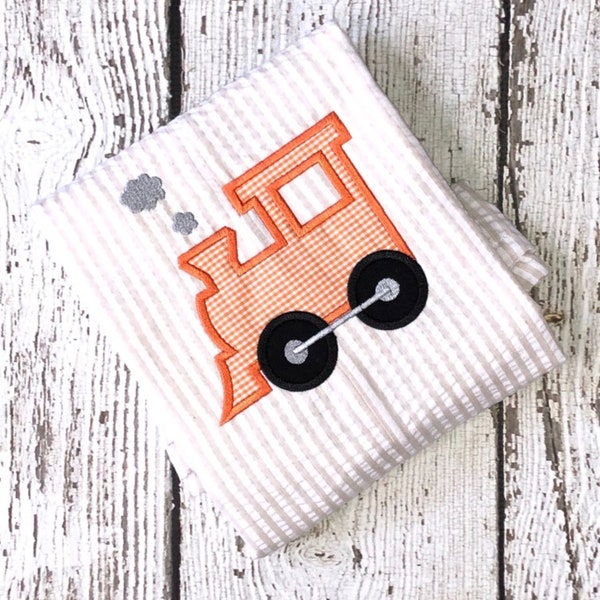 Train Applique - Etsy