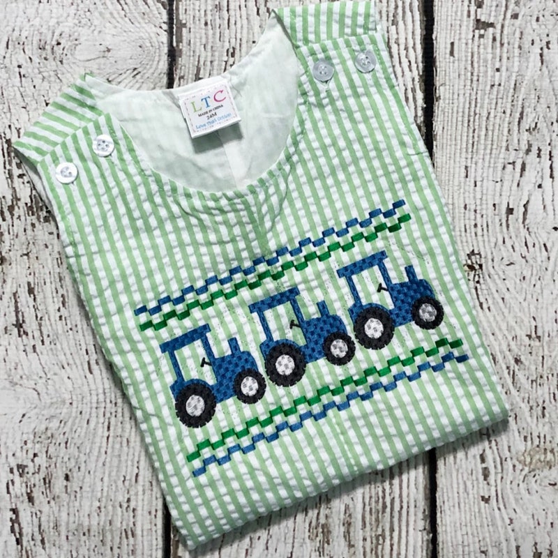 Tractor Smock Boy - Etsy