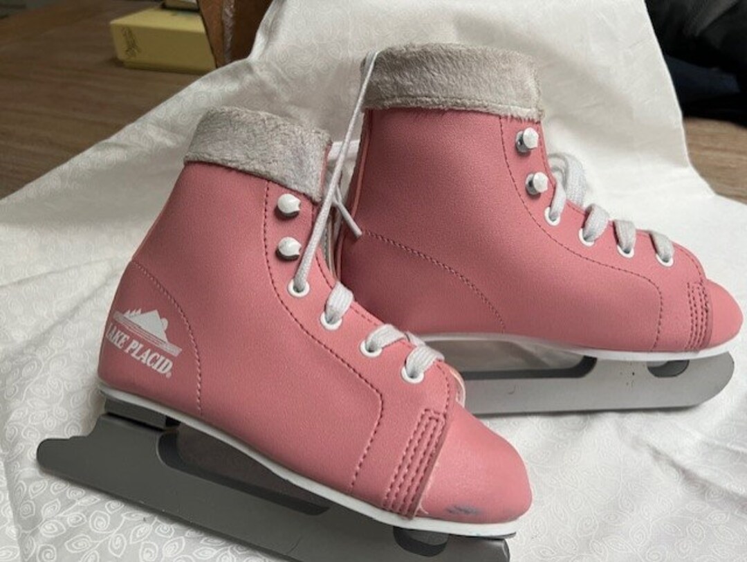 Girls Pink Lake Placid Ice Skates - Etsy