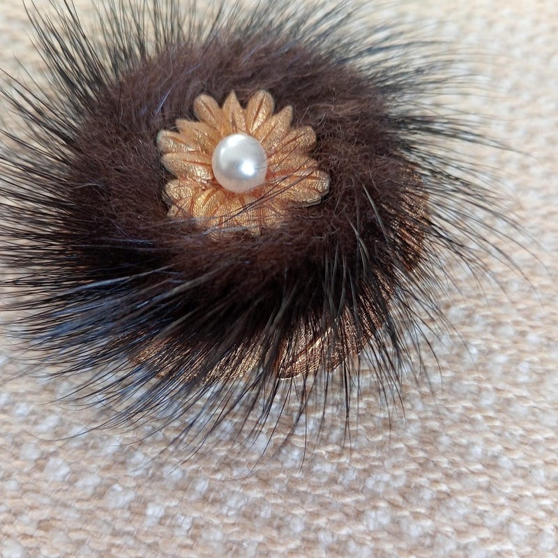 Mink Vintage Brooch - Etsy UK