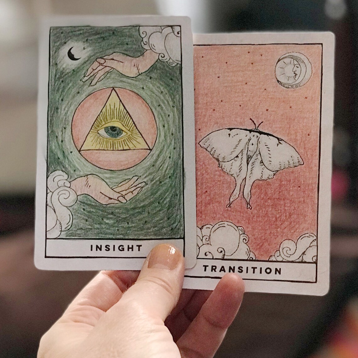 Celestial Oracle Card Printable Tarot Deck Coloring Book PDF - Etsy Canada