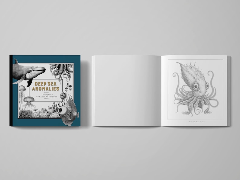 Deep Sea Anomalies - Coloring Book of Unnatural History Vol 7 ...