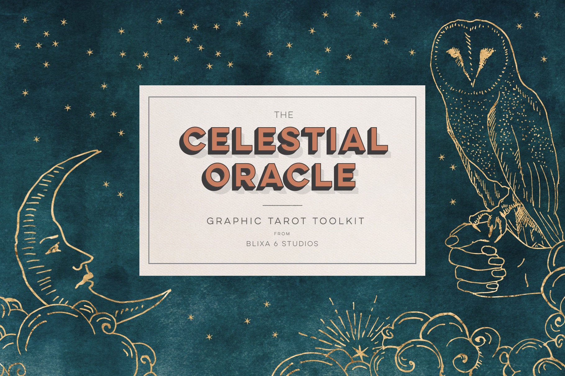 The Celestial Oracle Tarot Clipart Svgs & Pngs Mystical Owls, Snakes ...