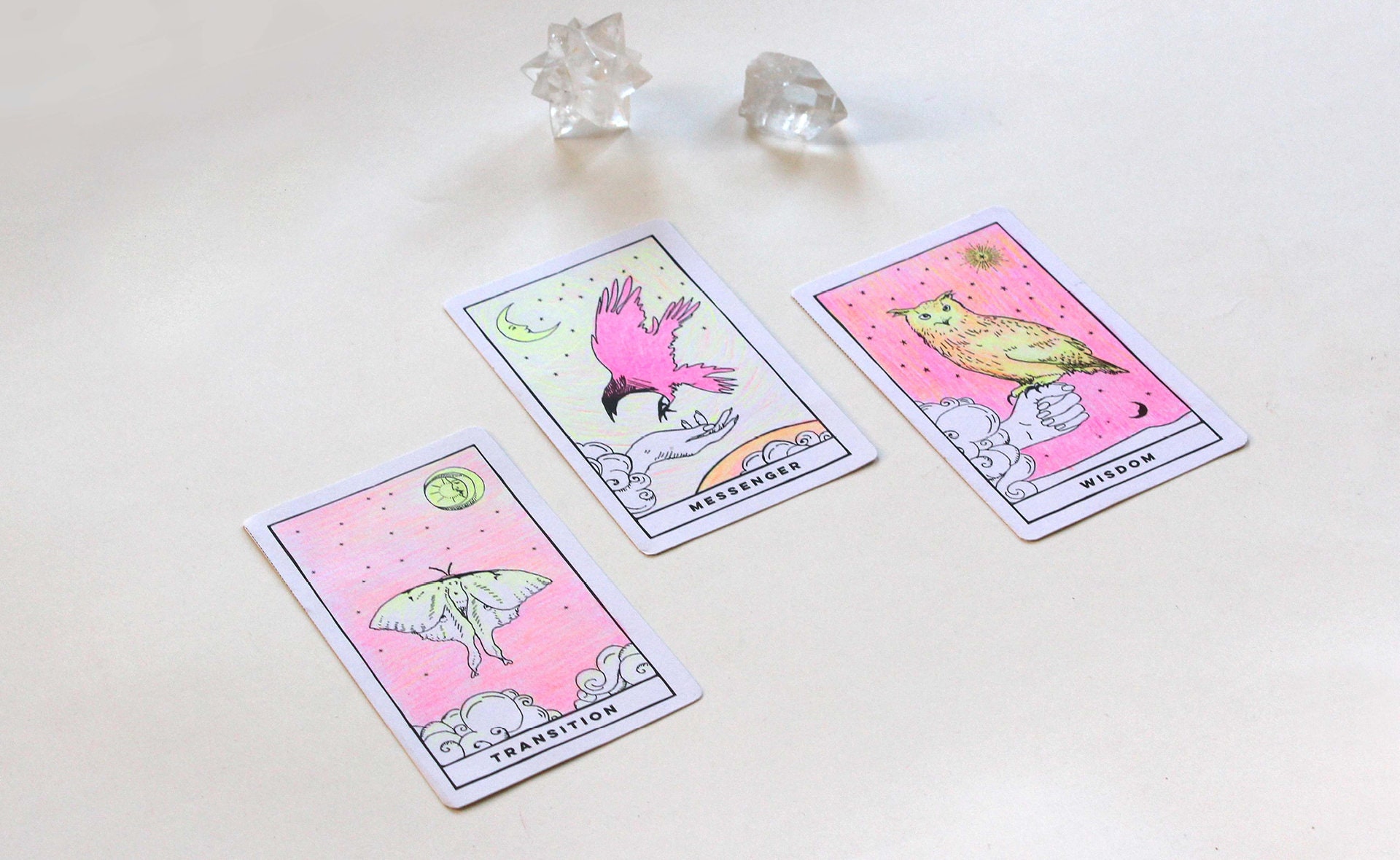 The Celestial Oracle Cards Coloring Book Make Your Own - Etsy