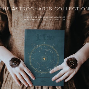 Star Atlas Astrology Graphics Set | Hand-drawn Horoscope Icons, Zodiac ...