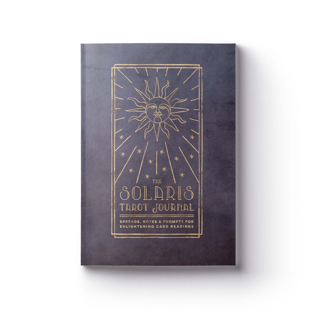 The Solaris Tarot Journal | 6"x9" Spiritual Notebook Cream Pages ...