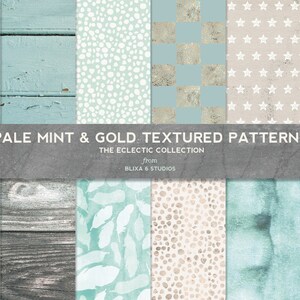 Golden Digital Scrapbook Patterns and Textures: 36 Unique Designs ...