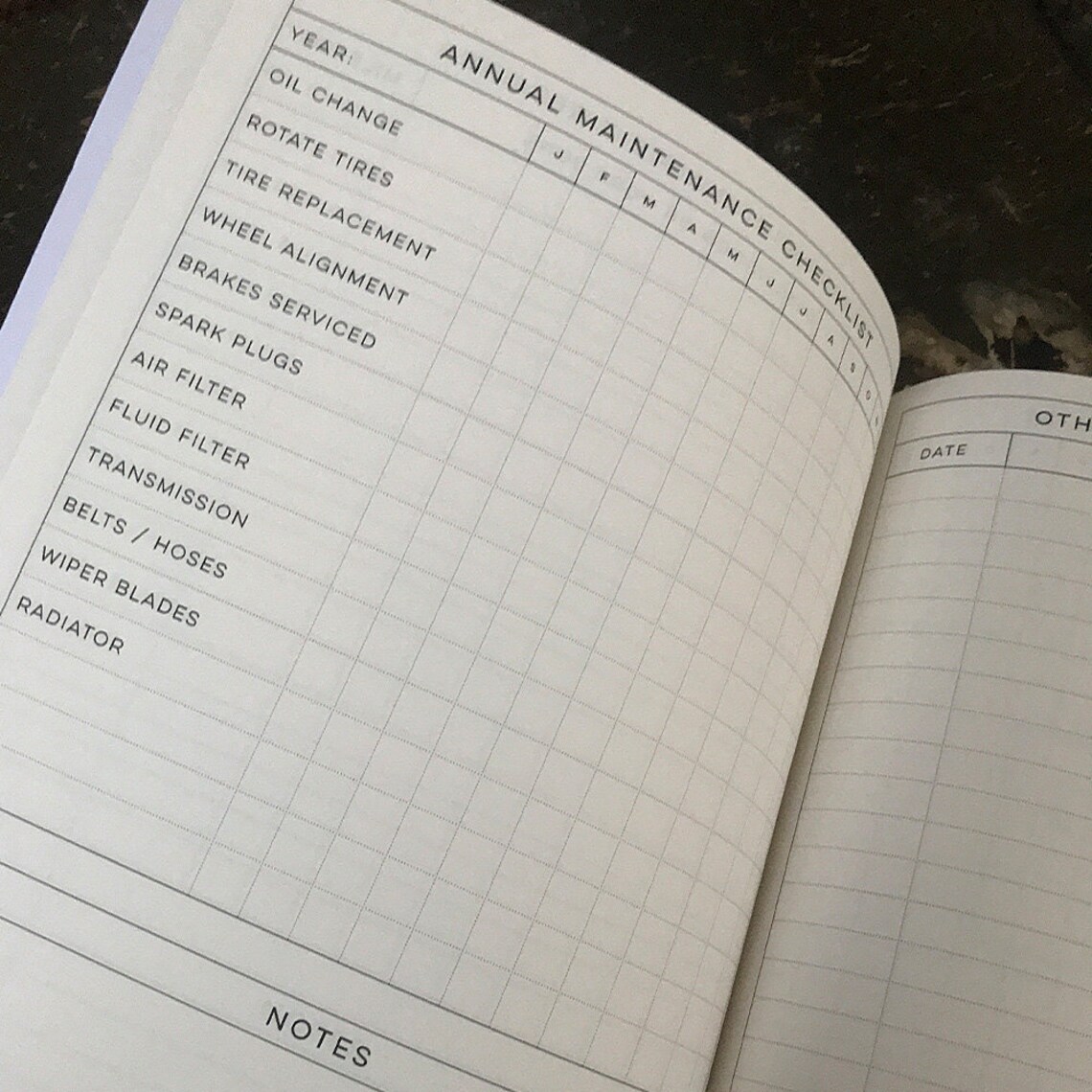 Vehicle Maintenance Journal | Micro-car 6x9 Tax Notebook Paperback ...