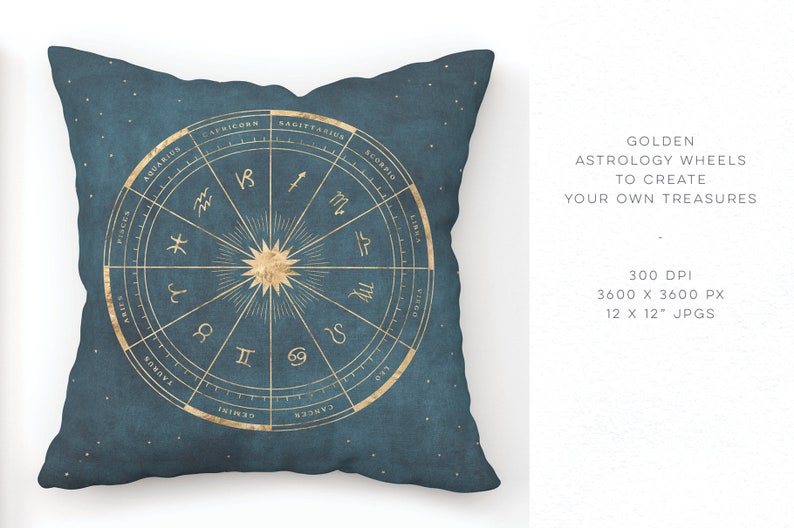 Astro-charts Digital Pack of Printable Astrology - Etsy