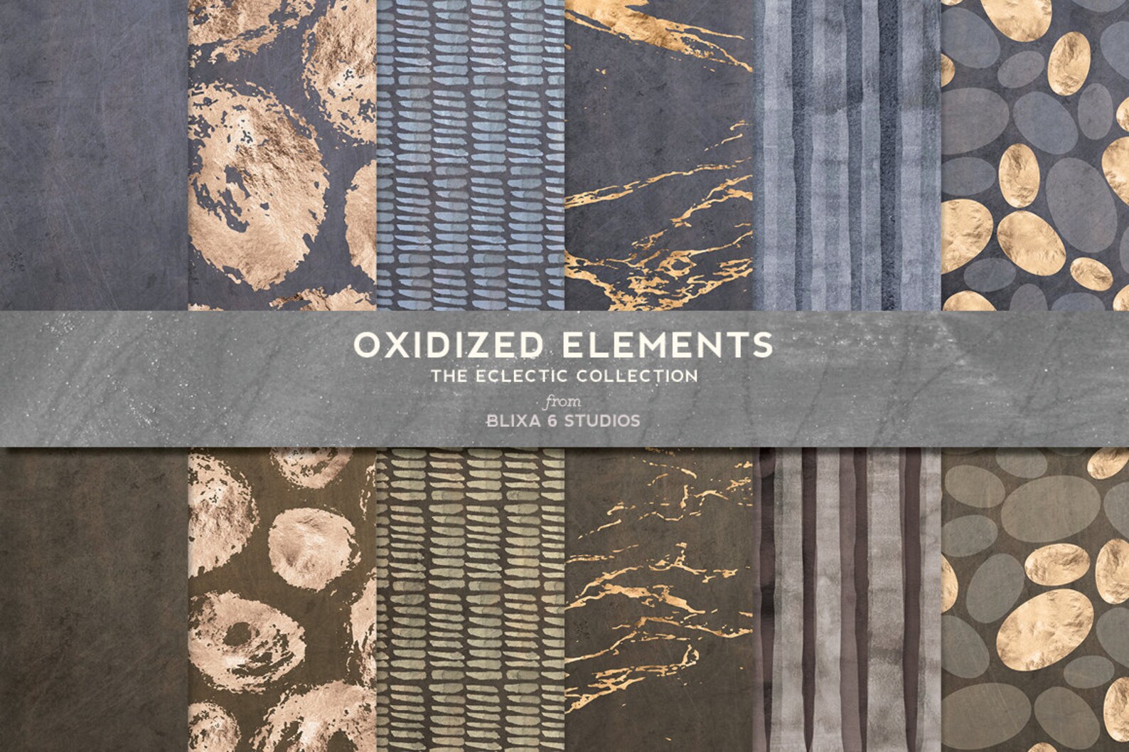 36 Arcane Elements Digital Patterns: Marble and Pebble Scrapbook Pages ...