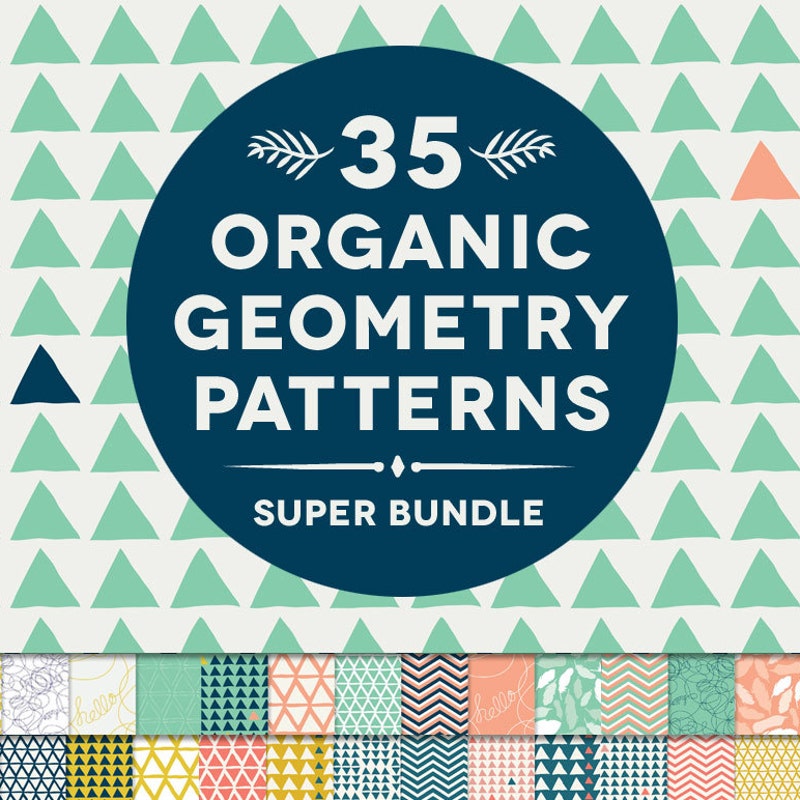 Coral Navy Mint - Etsy