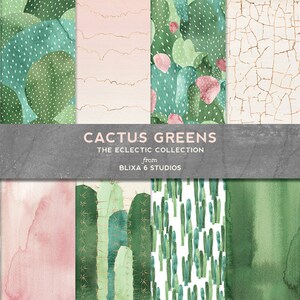 Watercolor Botanical Digital Background Clipart Bundle Palm Leaves ...