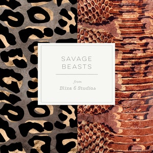 Wild Animal Skin Printable Digital Backgrounds | Crocodile, Zebra ...