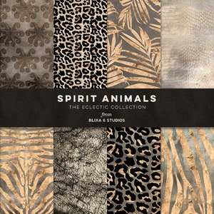 Wild Animal Skin Printable Digital Backgrounds | Crocodile, Zebra ...