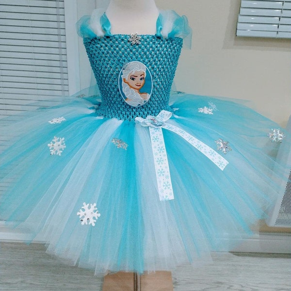 Elsa Tutu Dress - Etsy