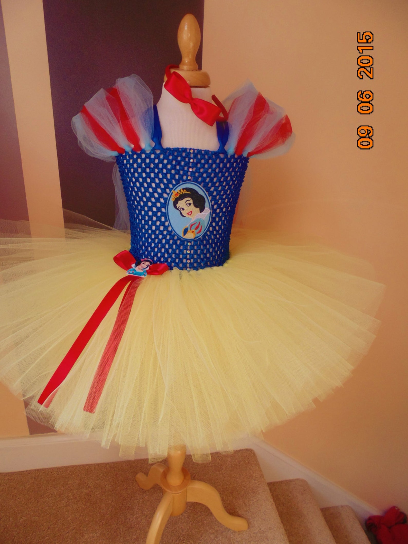 Snow White Inspired Tutu Dress Age 0,1,2,3,4,5,6,7,8,9,10 - Etsy