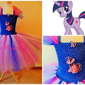 Twilight Sparkle Inspired Tutu Dress Age 0,1,2,3,4,5,6,7,8,9,10 - Etsy